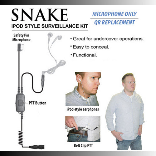 EP605 Quick Release Snake Undercover Microphone Replacement Kit ...